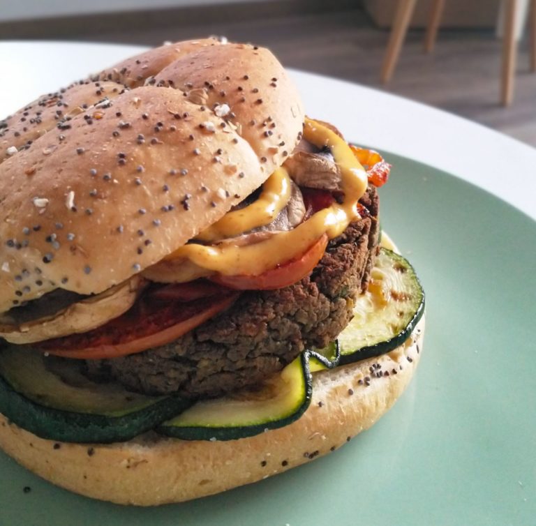Recette : Burger veggie aux lentilles (en 5 minutes)