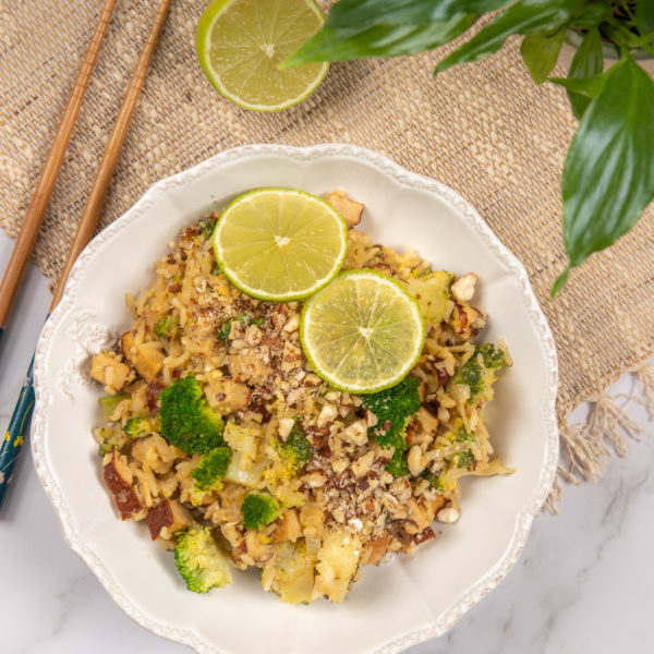 Recette : Riz sauté au brocoli et noisettes